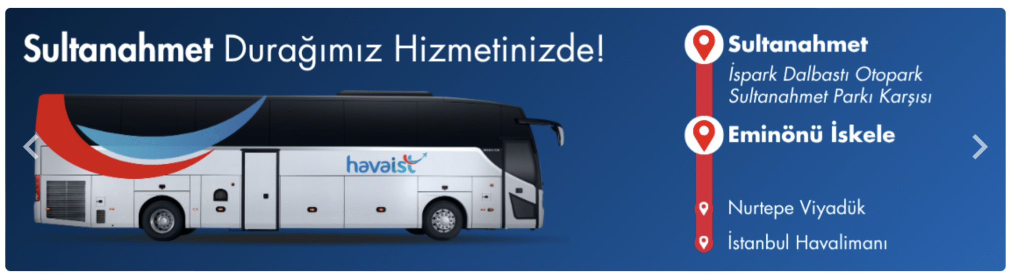 New Havaist Istanbul Airport to Sultanahmet Line: Direct Shuttle ...